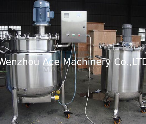 Honey Mixing Tank Liquid Juice Mixing Tank Cooling and Heating Tank Mixing Vessel supplier