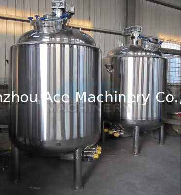 Honey Mixing Tank Liquid Juice Mixing Tank Cooling and Heating Tank Mixing Vessel supplier
