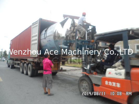 Stainless Steel Mixing Tank with Agitator 500L 1000L Steam Jacket Heating And Cooling Mixing Tank supplier