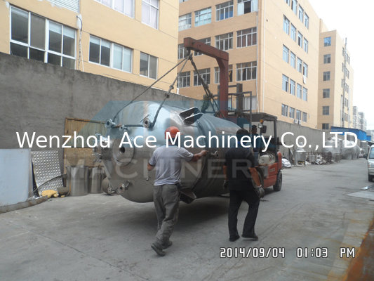 Stainless Steel Mixing Tank with Agitator 500L 1000L Steam Jacket Heating And Cooling Mixing Tank supplier
