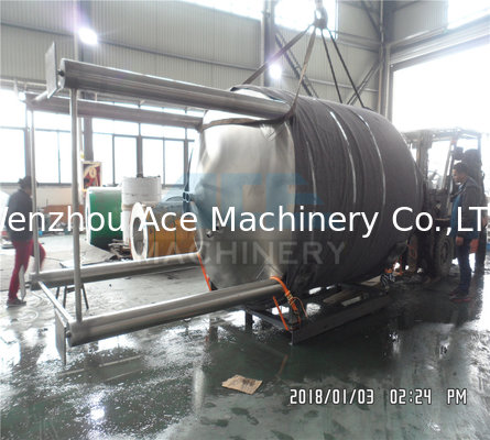Steam/Electric Heating Double Jacketed Mixing Tank, Liquid Detergent Making Vessel, Shampoo Mixing Machine supplier