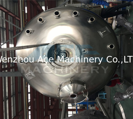 Steam/Electric Heating Double Jacketed Mixing Tank, Liquid Detergent Making Vessel, Shampoo Mixing Machine supplier