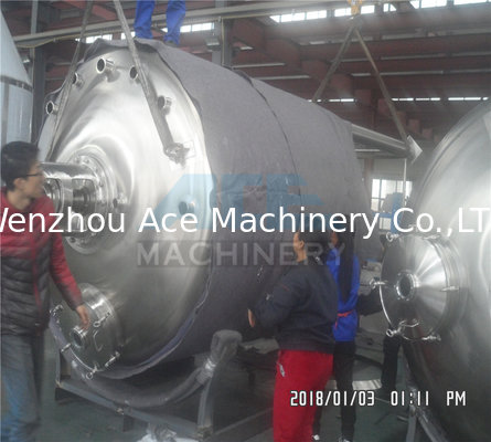 Steam/Electric Heating Double Jacketed Mixing Tank, Liquid Detergent Making Vessel, Shampoo Mixing Machine supplier