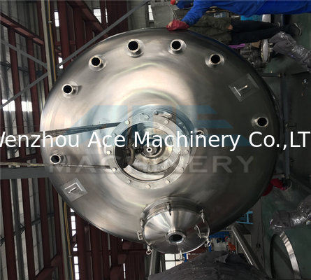 Steam/Electric Heating Double Jacketed Mixing Tank, Liquid Detergent Making Vessel, Shampoo Mixing Machine supplier