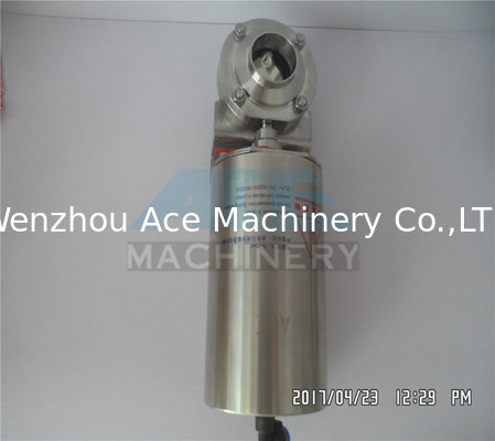Stainless Steel 304 316L Tri Clamp Manual/ Pneumatic Sanitary Butterfly Valve supplier