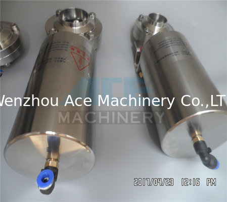 Stainless Steel 304 316L Tri Clamp Manual/ Pneumatic Sanitary Butterfly Valve supplier