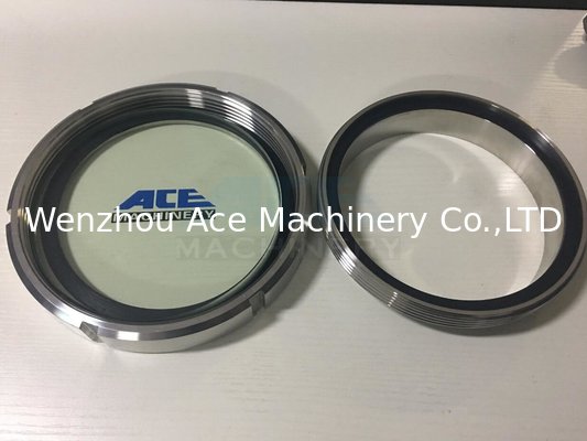 Sanitary SS 2" Tank Union Sight glass With Buna+ PTFE Gasket  Sanitary Stainless Steel Union Visual Light Sight Glass supplier