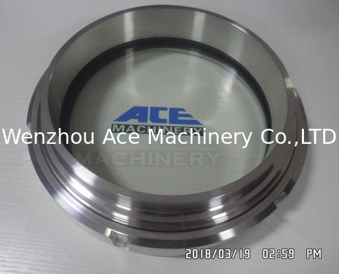 Sanitary SS 2" Tank Union Sight glass With Buna+ PTFE Gasket  Sanitary Stainless Steel Union Visual Light Sight Glass supplier