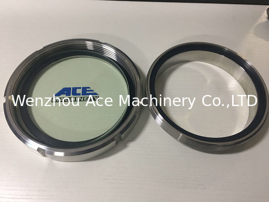 Sanitary Stainless Steel Union Type Weld Tank Sight Glass Food Grade Flash Light Sight Glass-Union Welded End supplier
