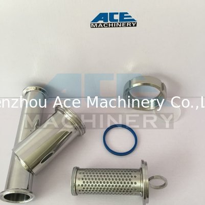Stainless Steel Food Grade Mesh Screen Filter Strainer 304 Stainless Steel Thread Y-Type Strainer Dn15 supplier