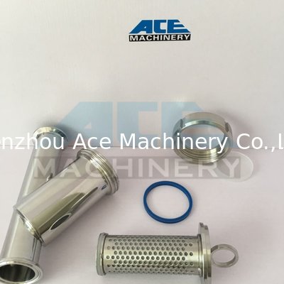 Stainless Steel Food Grade Mesh Screen Filter Strainer 304 Stainless Steel Thread Y-Type Strainer Dn15 supplier