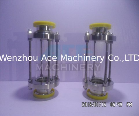 ACE Food Grade Stainless Steel Union Sight Glass with Scraping Device supplier