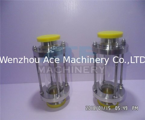 ACE Food Grade Stainless Steel Union Sight Glass with Scraping Device supplier