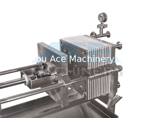 Small Size Stainless Steel Manual Plate and Frame Filter Press supplier
