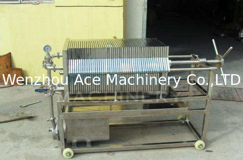 Industrial Stainless Steel Plate and Frame Filter for Syrup supplier