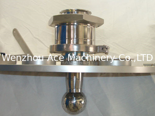 Sanitary Fixed CIP Lamp Spray Nozzle Cleaning Ball supplier