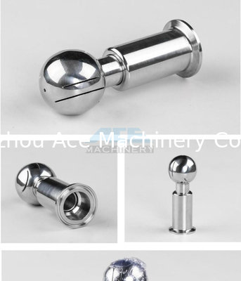 Sanitary Stainless Steel Fixed Lamp Spray Nozzle CIP Cleaning Ball supplier