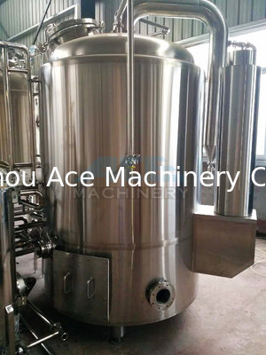 1000L Red Copper Shell Inner Stainless Steel Three Vessels Brewhouse supplier