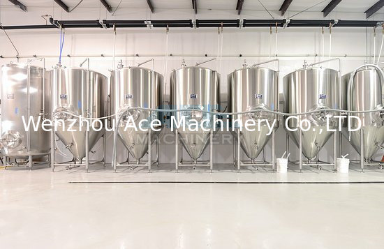 1000L Red Copper Shell Inner Stainless Steel Three Vessels Brewhouse supplier