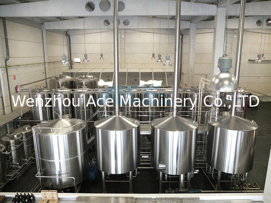 1000L Red Copper Shell Inner Stainless Steel Three Vessels Brewhouse supplier