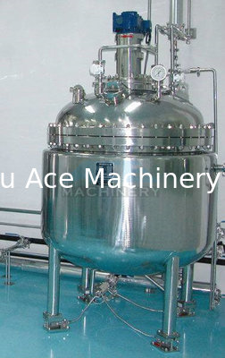 Vertical Steam Heating Jacketed Stainless Steel Mixing Tank with Agitator supplier