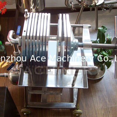 Stainless Steel Plate and Frame Filter Press Machine supplier