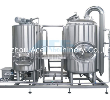 5bbl 500 Liters Brewery Brewhouse with Steam Direct Fire Electric Heating supplier