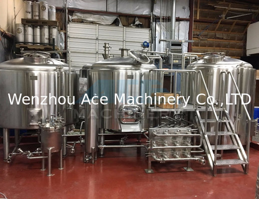 5bbl 500 Liters Brewery Brewhouse with Steam Direct Fire Electric Heating supplier