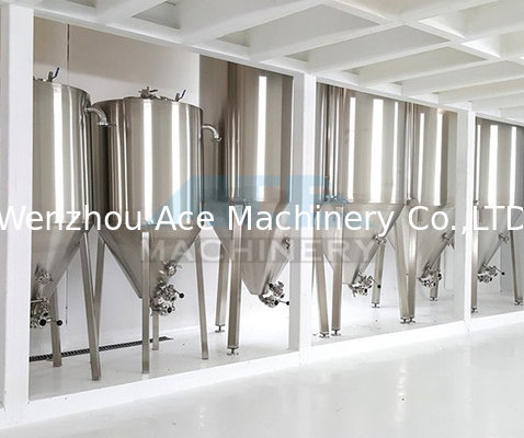 1000L Red Copper Shell Inner Stainless Steel Three Vessels Brewhouse with PU Instualtion supplier