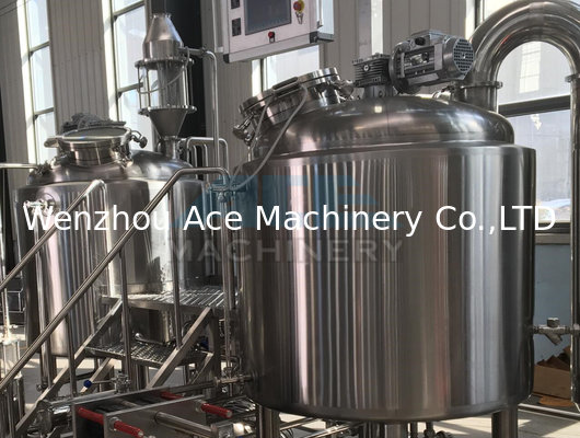 1000L Red Copper Shell Inner Stainless Steel Three Vessels Brewhouse with PU Instualtion supplier
