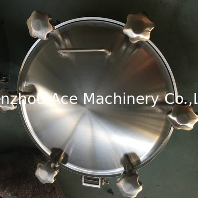 Sanitary Stainless Steel Inwards Opening Elliptical Manways Manlids supplier