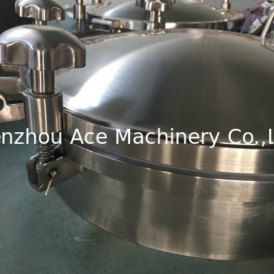 Sanitary Stainless Steel Inwards Opening Elliptical Manways Manlids supplier