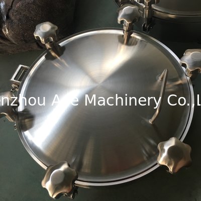 Sanitary Stainless Steel Inwards Opening Elliptical Manways Manlids supplier