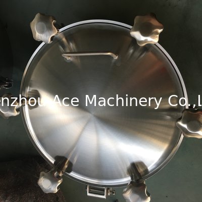 Sanitary Stainless Steel Inwards Opening Elliptical Manways Manlids supplier