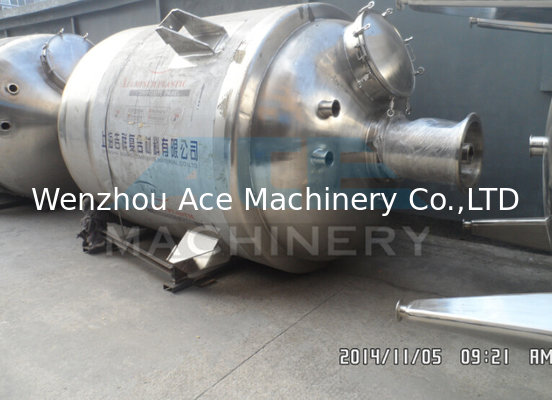 Double Jacketed Stainless Steel Mixing Tank 500 Gallon Steam Heating Mixing Tank (SUS304 or S. S. 316L) supplier