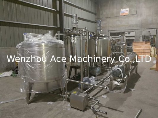 Stainless Steel Agitator Double Jacketed Shampoo Cosmetic Paint Chemical Dosing Liquid Agitated Mixing Tank supplier