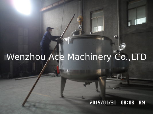 Stainless Steel Vat Mixing Vat Jacketed Vat Blending Vat Yoghurt Mixing Vat  Buffer Holding Blending Vat for Mixing supplier