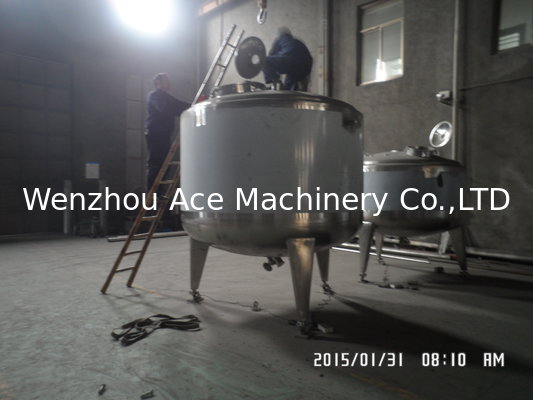 Stainless Steel Mixing Tanks and Blending Magnetic Tanks Heating Cooling Blending Mixing Vat supplier