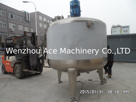 Stainless Steel Mixing Tanks and Blending Magnetic Tanks Heating Cooling Blending Mixing Vat supplier