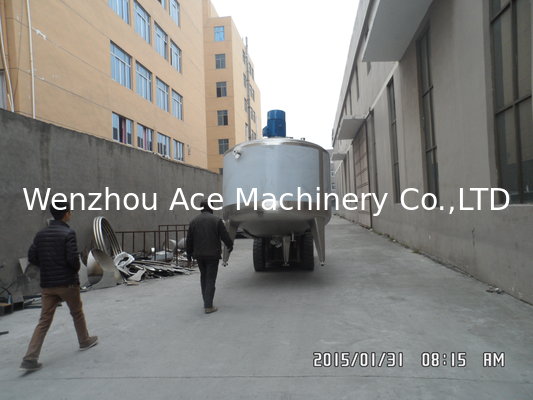 Stainless Steel Mixing Tanks and Blending Magnetic Tanks Heating Cooling Blending Mixing Vat supplier