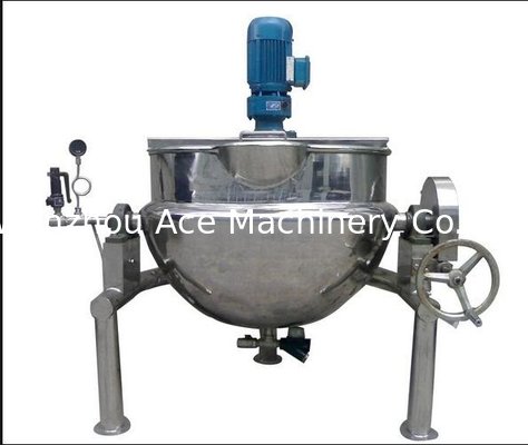 50 Litres Tilting electric Heating Jacket Kettle with Mixer jam kettle supplier