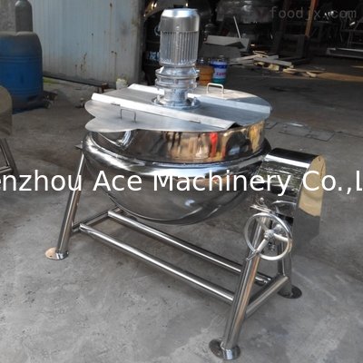 Ss Electric Heating Jacketed Cooking Vat  Mixing Vat Mixer Stainless Steel Tank Tank Factory supplier