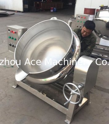 May Collapse Dyadic Interlayer Boiler Electric Heating Sugar Syrup Boiler/Tilting Sugar Syrup Boiler supplier