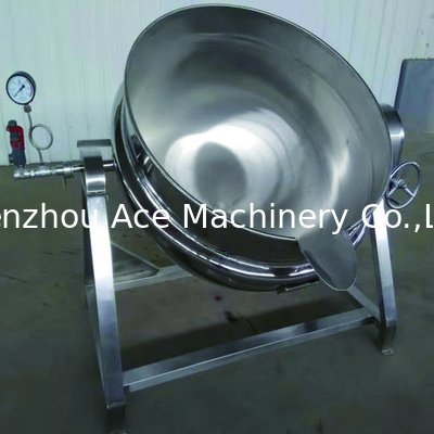 May Collapse Dyadic Interlayer Boiler Electric Heating Sugar Syrup Boiler/Tilting Sugar Syrup Boiler supplier