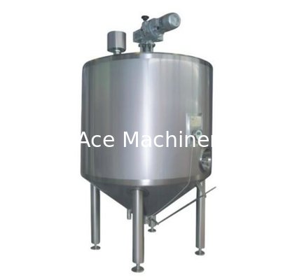 Stainless Steel Pasteurizing Vat with Jacket  1000L Ice Cream Aging Vat supplier