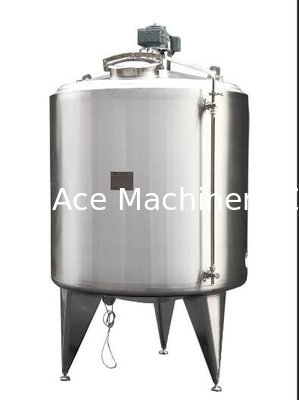 Stainless Steel Pasteurizing Vat with Jacket  1000L Ice Cream Aging Vat supplier