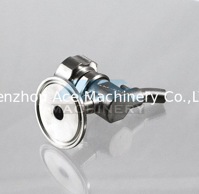 Hygienic Stainless Steel 304 Manual PTFE Sealing Clamp Sample Valve  Stainless Steel Automatic Return Aspetic Sample Val supplier