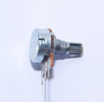 16mm rotray potentiometer, potentiometer with metal shaft,  carbon potentiometer, guitar potentiometer