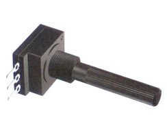 rotary potentiometer, carbon potentiometer, potentiometer with insulated shaft, 16mm potentiometer