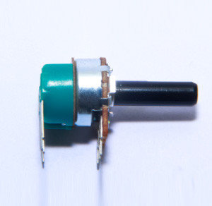 16mm rotary potentiometer, carton potentiometer with metal shaft, potentiometer with switch